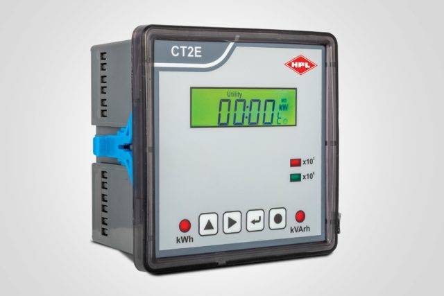 3 Phase Panel Mounted Meter with LCD Display - HPL