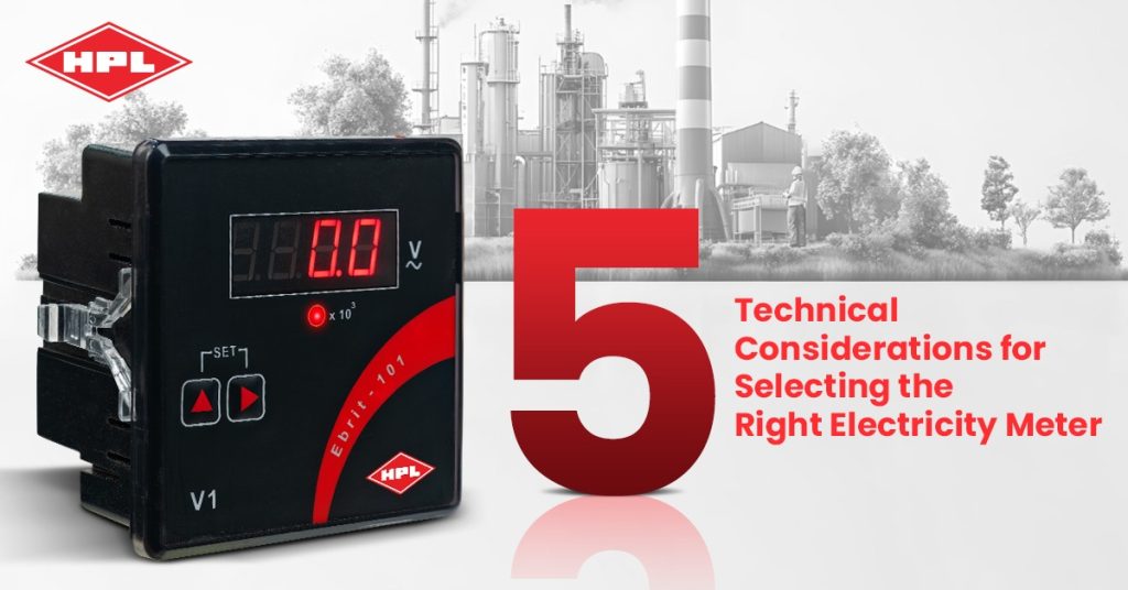 5 Technical Considerations for Selecting the Right Electricity Meter